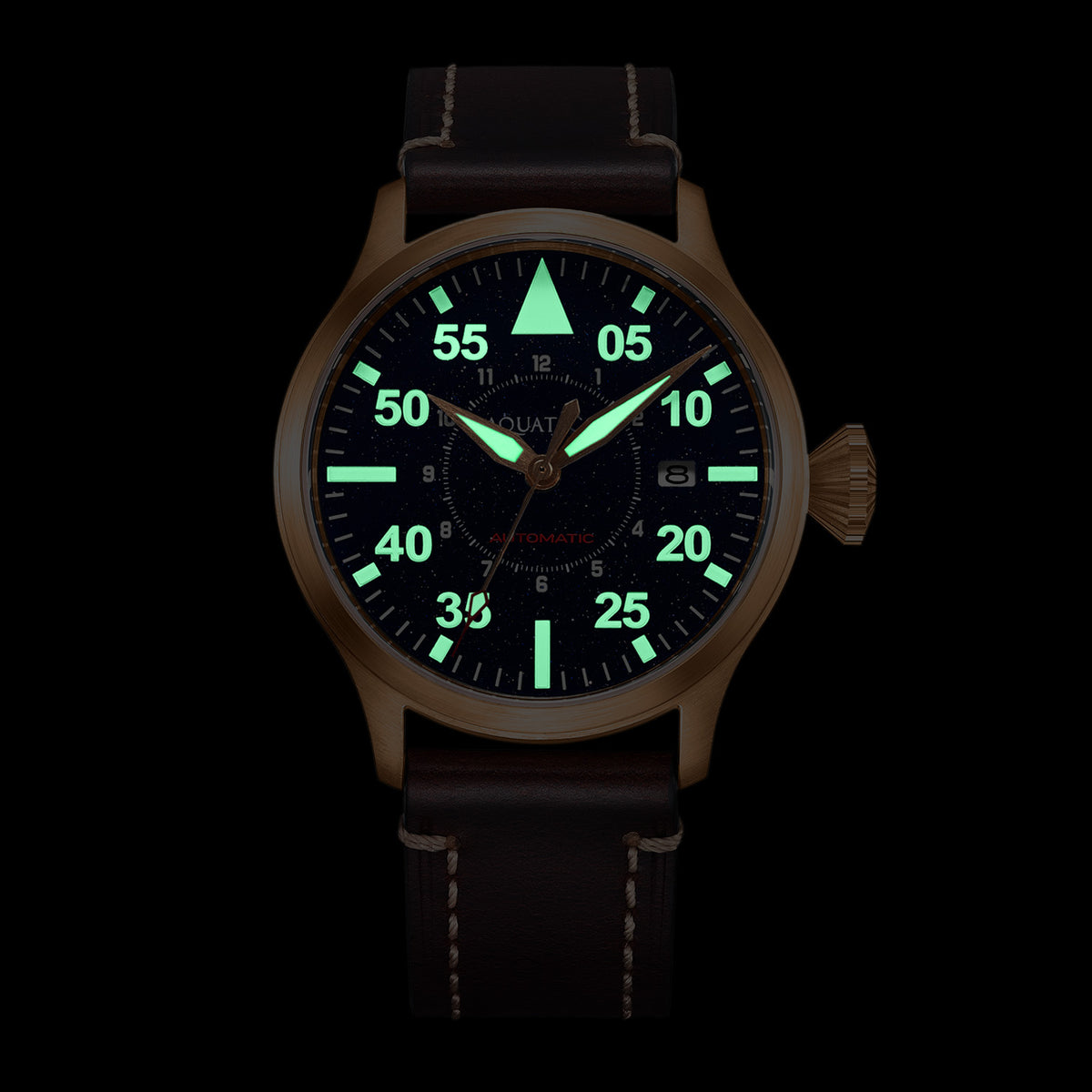 Buy Bronze Pilot Watches | Timeless Aviation-Inspired Style – AQUATICO