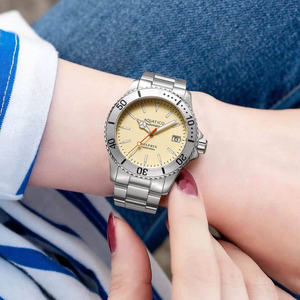 Refined Style: Cream Dial Women’s Watches Sale Event – AQUATICO