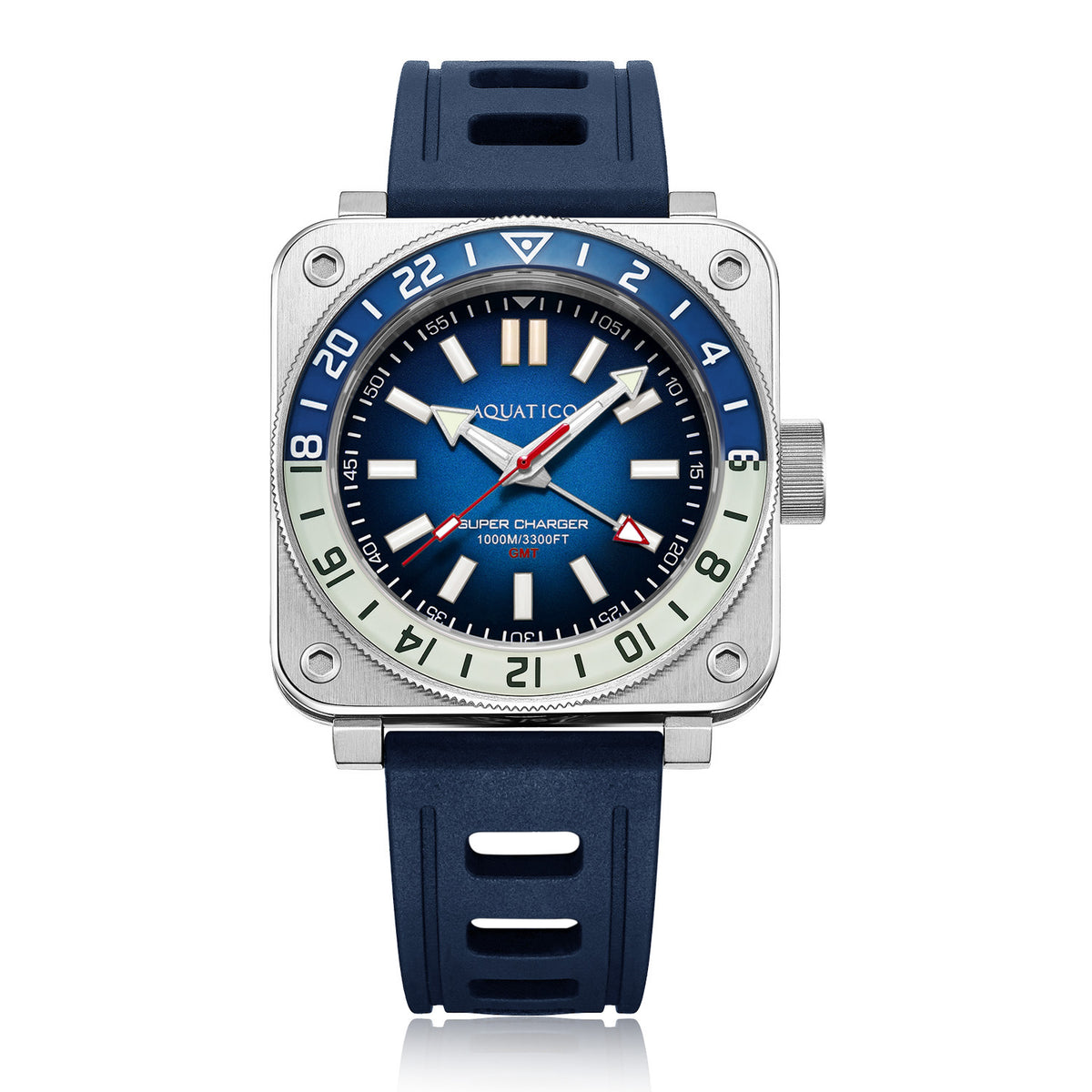 Best blue white bezel watch for sale – AQUATICO