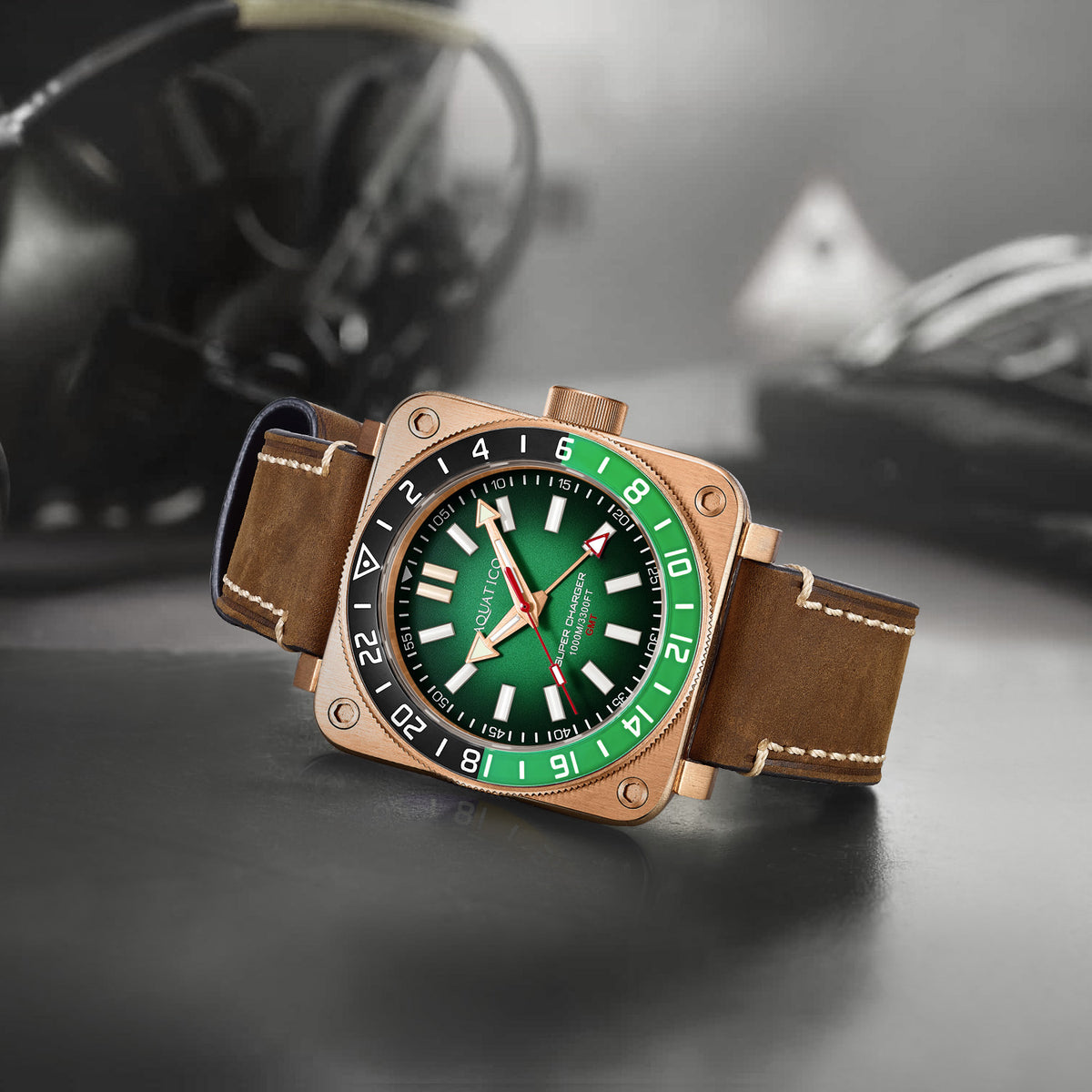 Best green and black bezel watch for sale – AQUATICO