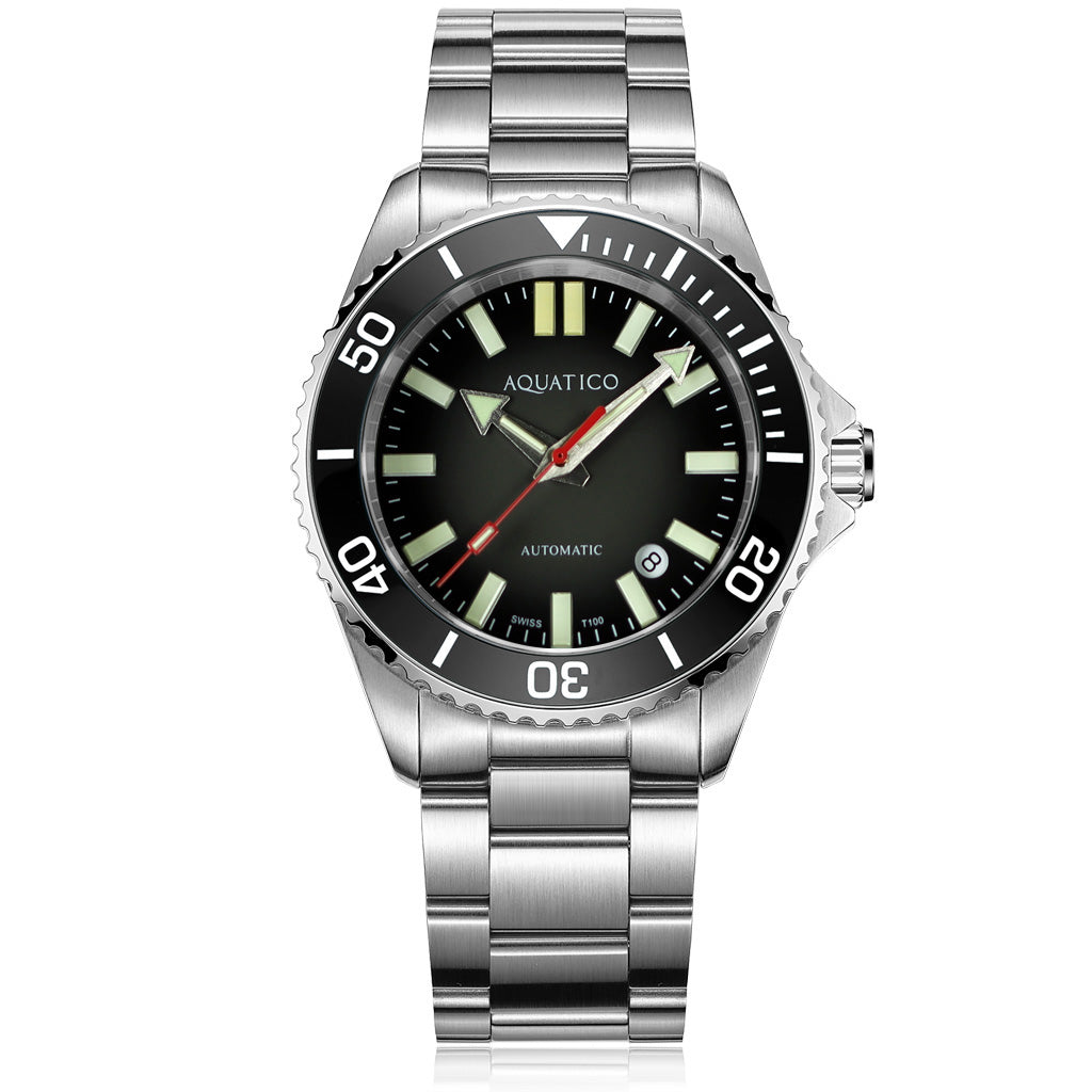 Black Dial Swiss Automatic Tritium Watch for Sale – Premium Glow ...