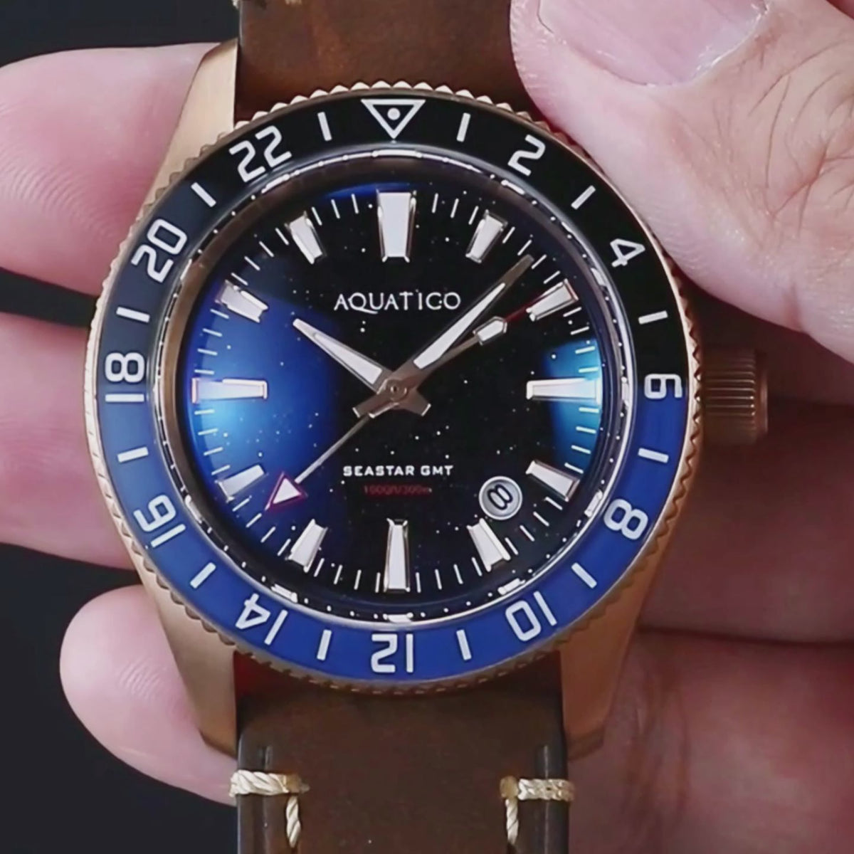 aventurine dial watch – AQUATICO