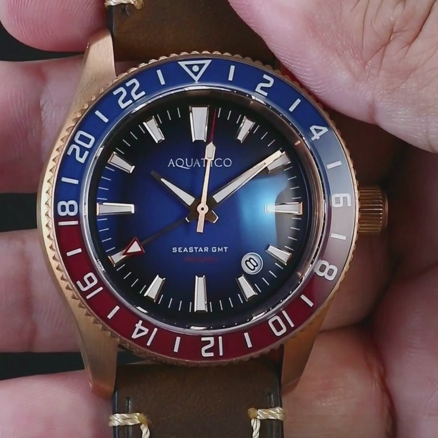 pepsi bezel watch – AQUATICO