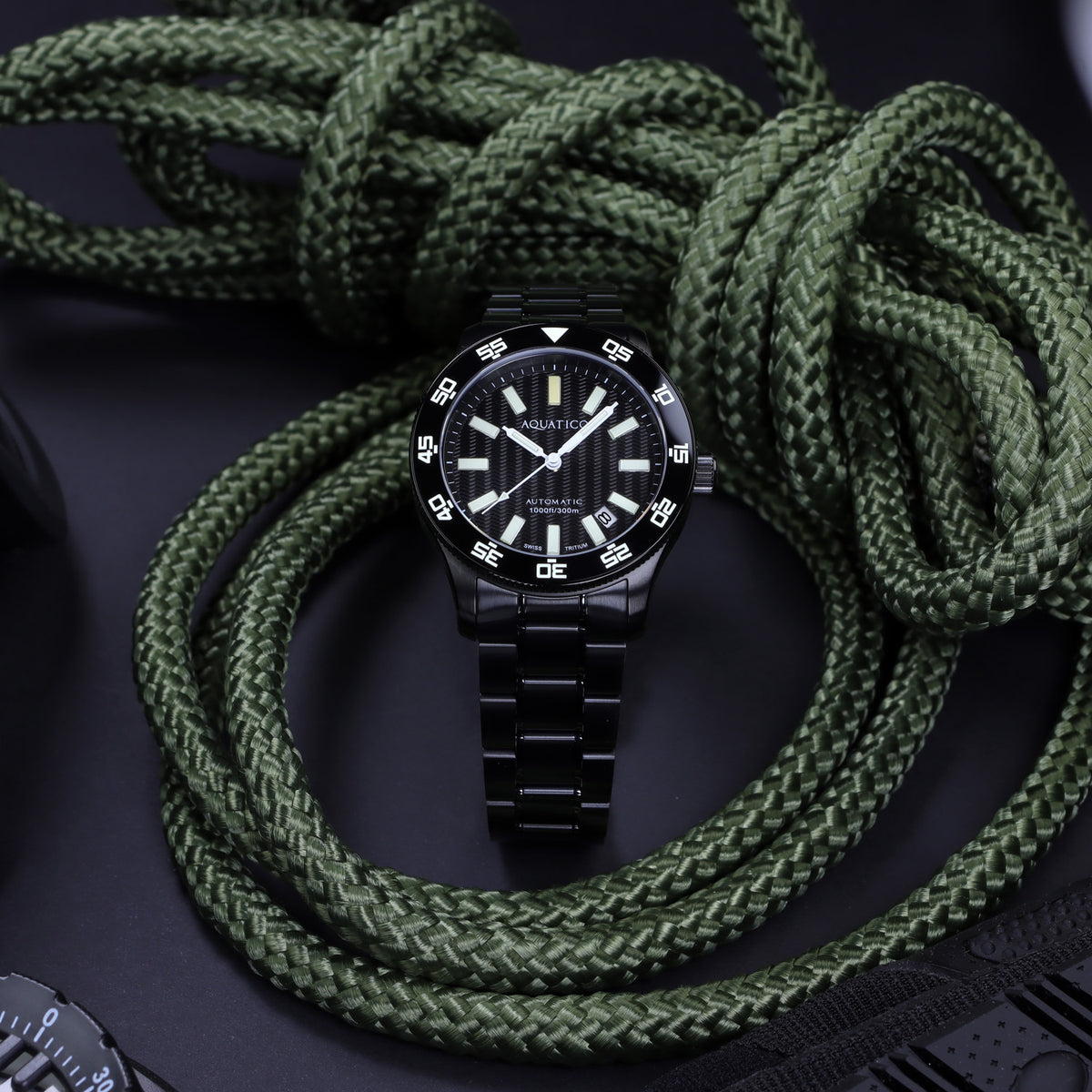 38mm Automatic Tritium Watch for Sale – Compact & Powerful! – AQUATICO