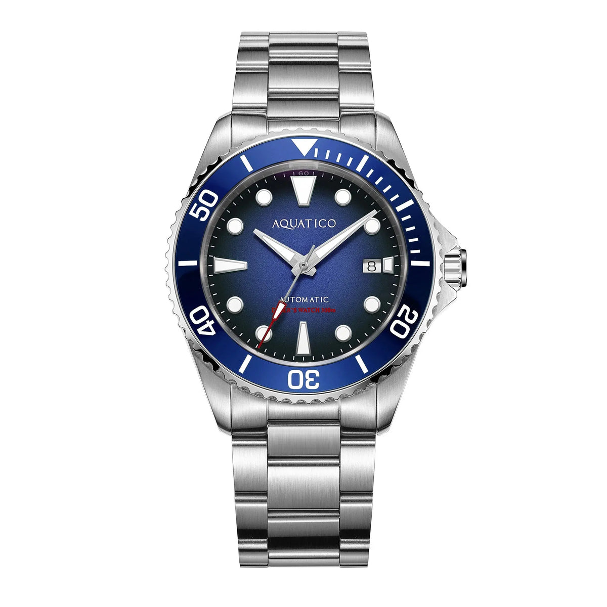 Shop Blue stainless watch – AQUATICO